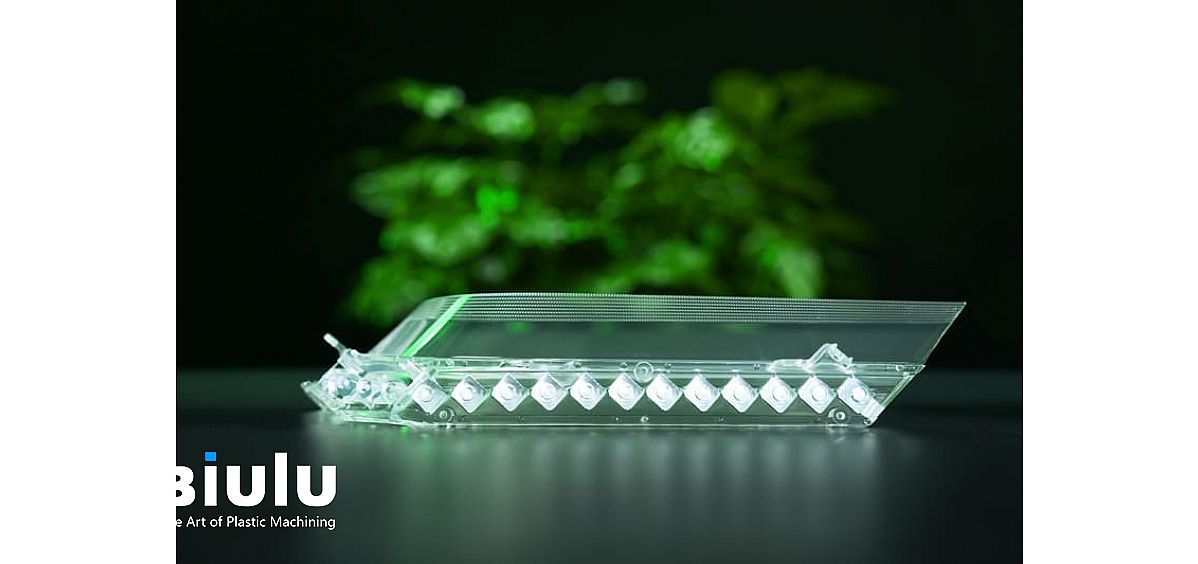 Custom Acrylic Light Guide Parts CNC Milling PMMA Parts